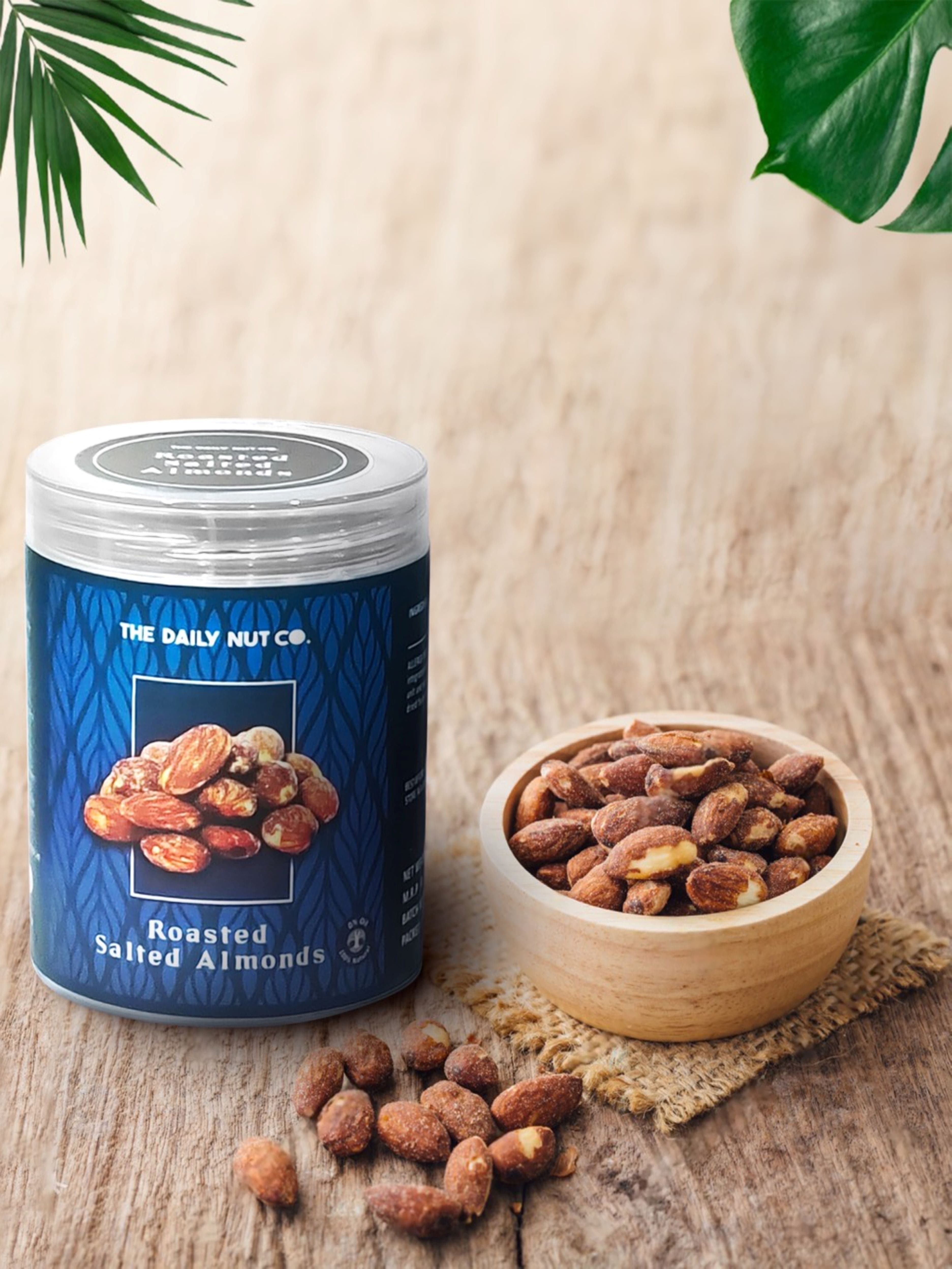 Roasted Salted Almond Brands Roasted Garlic Seasoned Almonds | Sohnrey